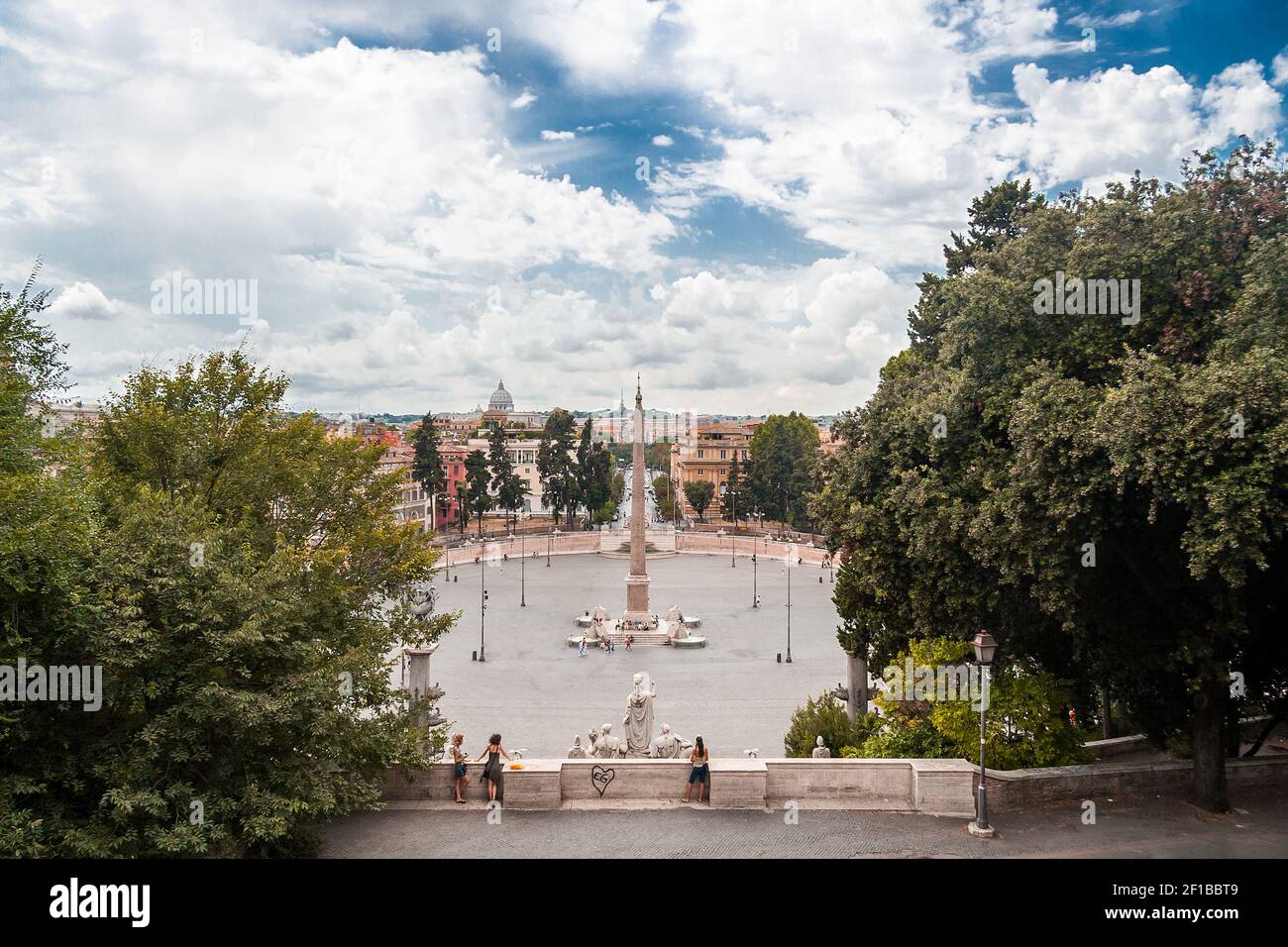 Roma dalla terrazza del pincio immagini e fotografie stock ad alta ...