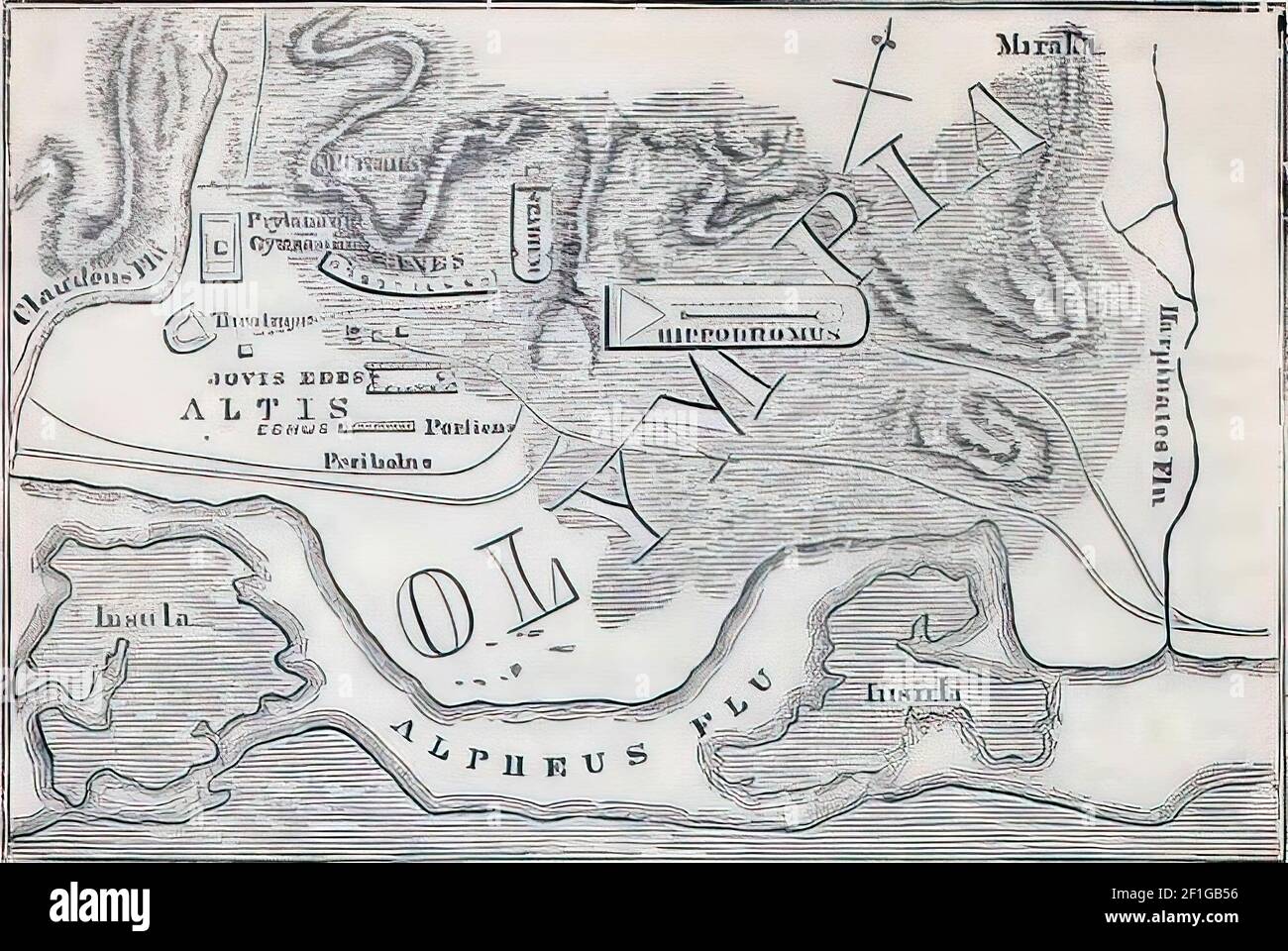 Mappa dell'olimpia immagini e fotografie stock ad alta risoluzione - Alamy