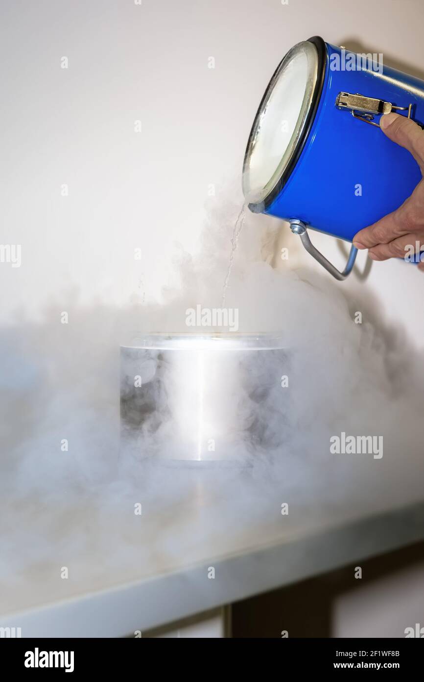 Fumo di azoto liquido immagini e fotografie stock ad alta risoluzione ...
