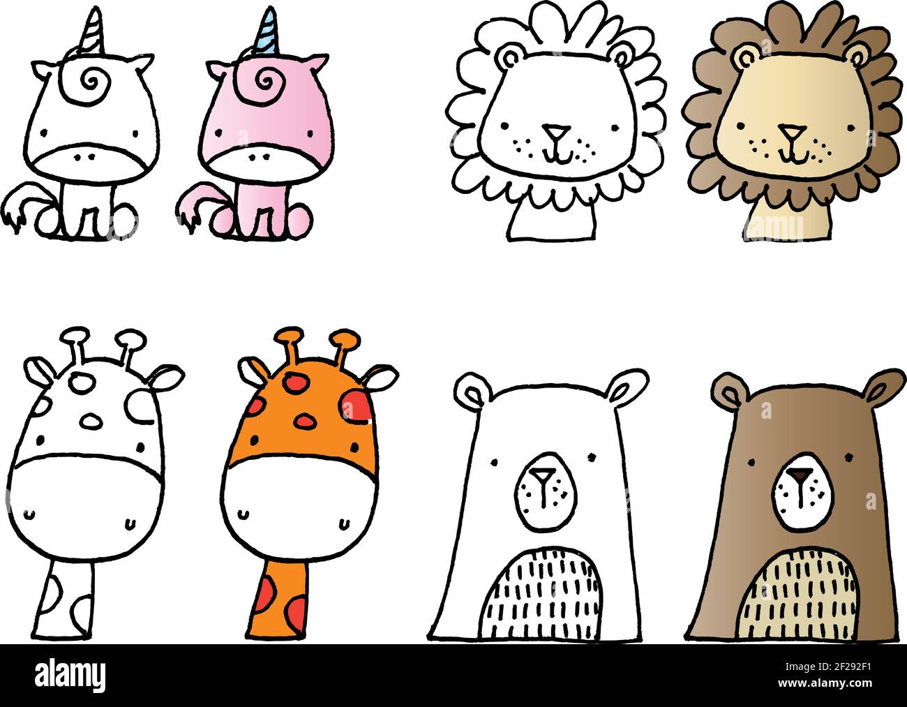 Zoo animali Immagini Vettoriali Stock - Pagina 2 - Alamy