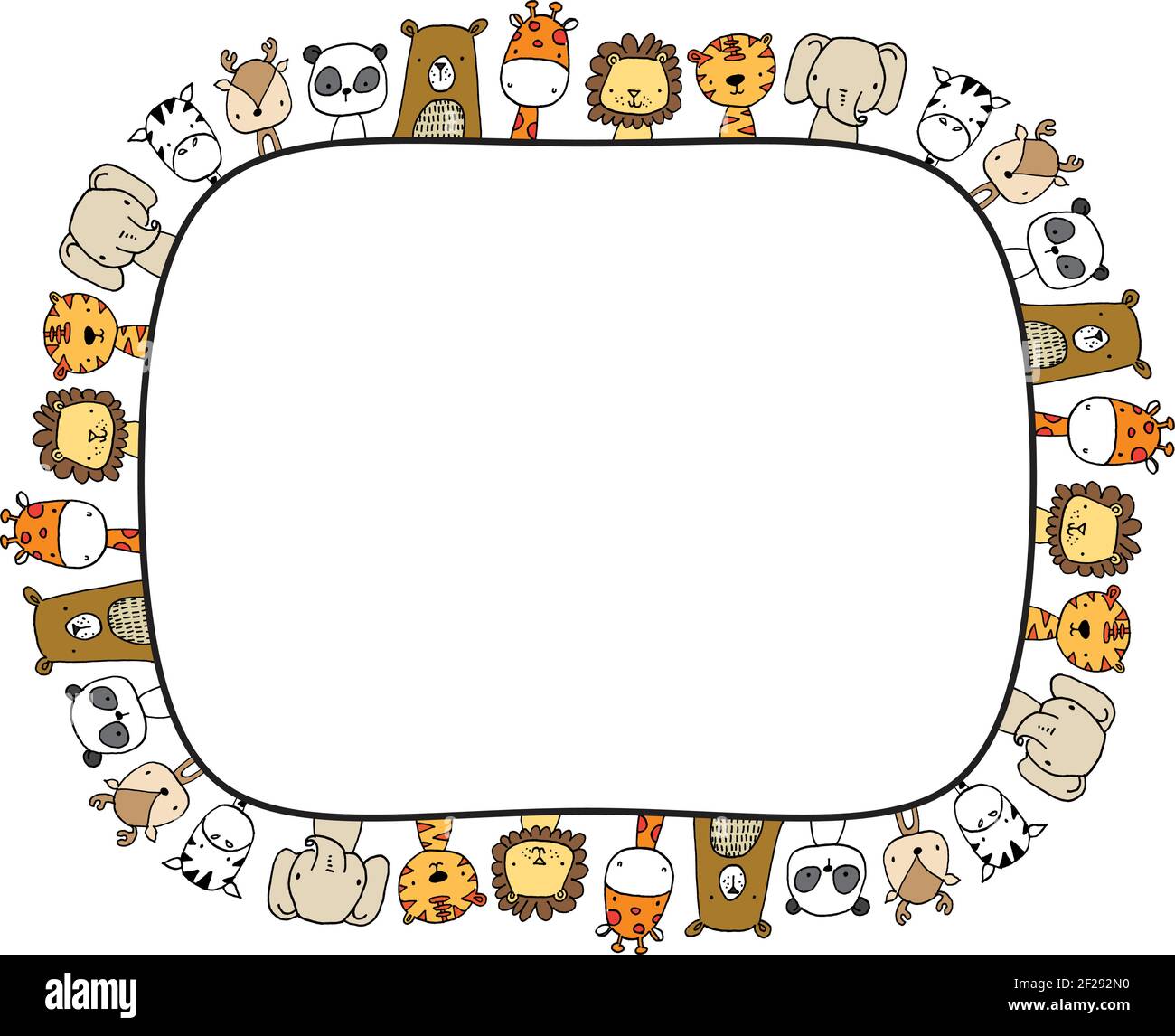 Zoo animali Immagini Vettoriali Stock - Pagina 2 - Alamy