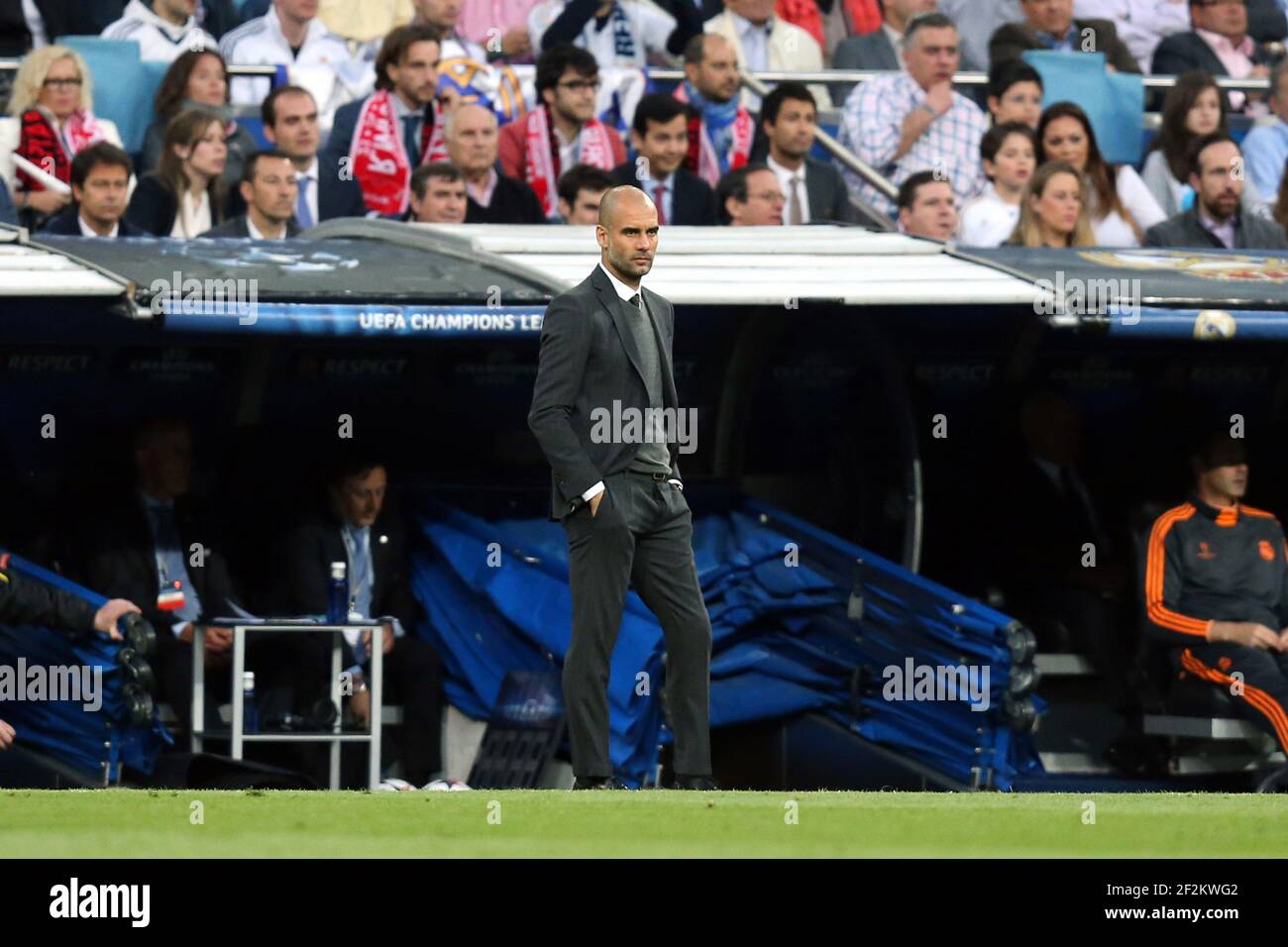 Il capo allenatore Josep Guardiola del FC Bayern Monaco durante la ...