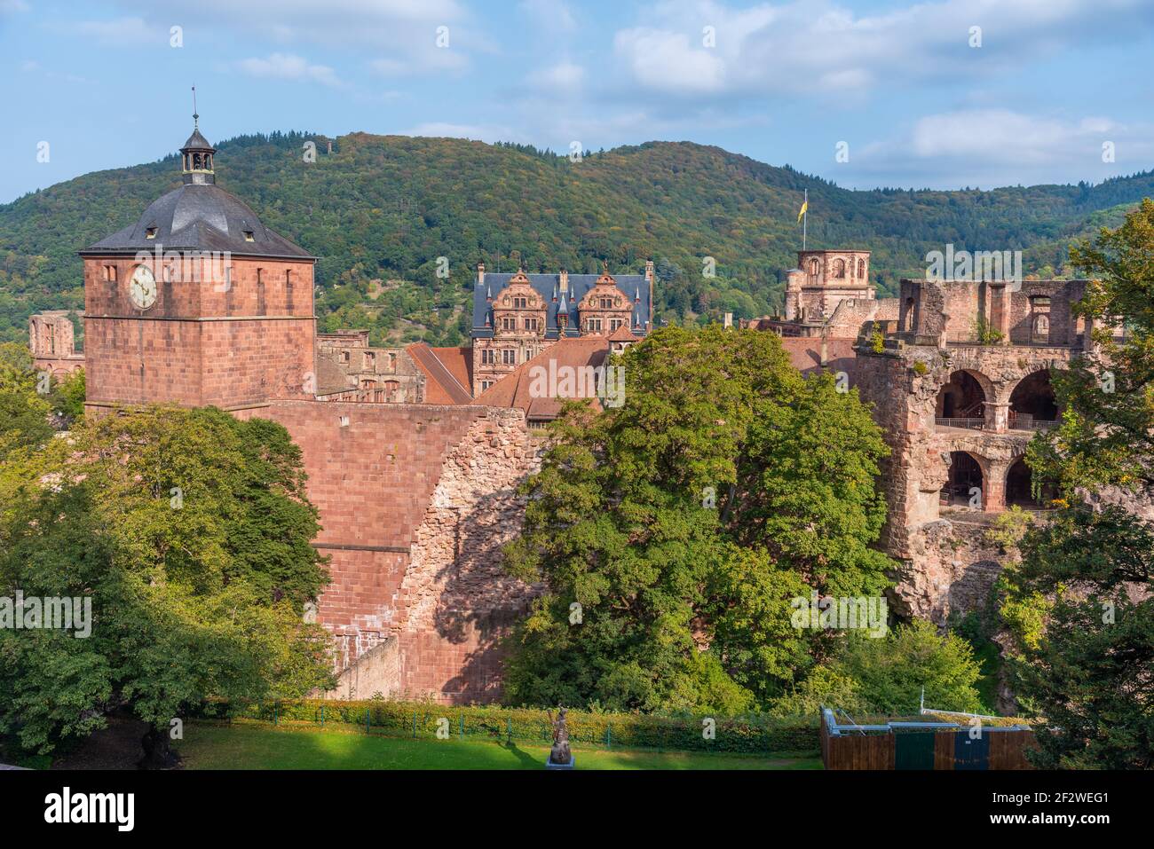 Cortile heidelberger schloss immagini e fotografie stock ad alta ...