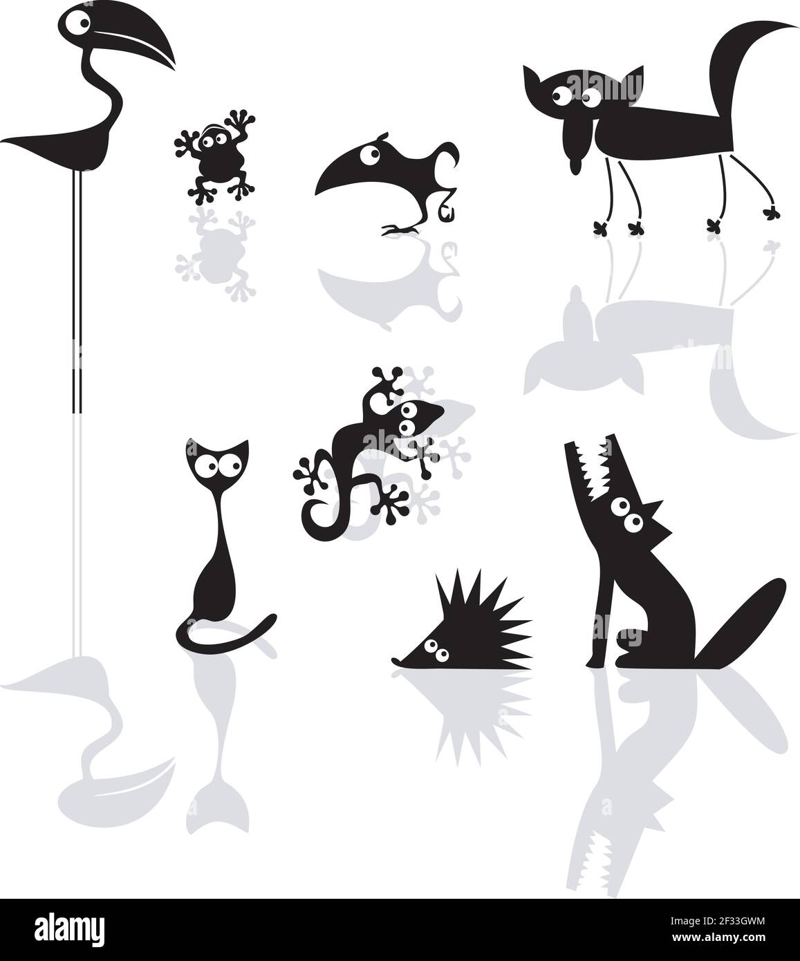 Muso del becco Immagini Vettoriali Stock - Alamy