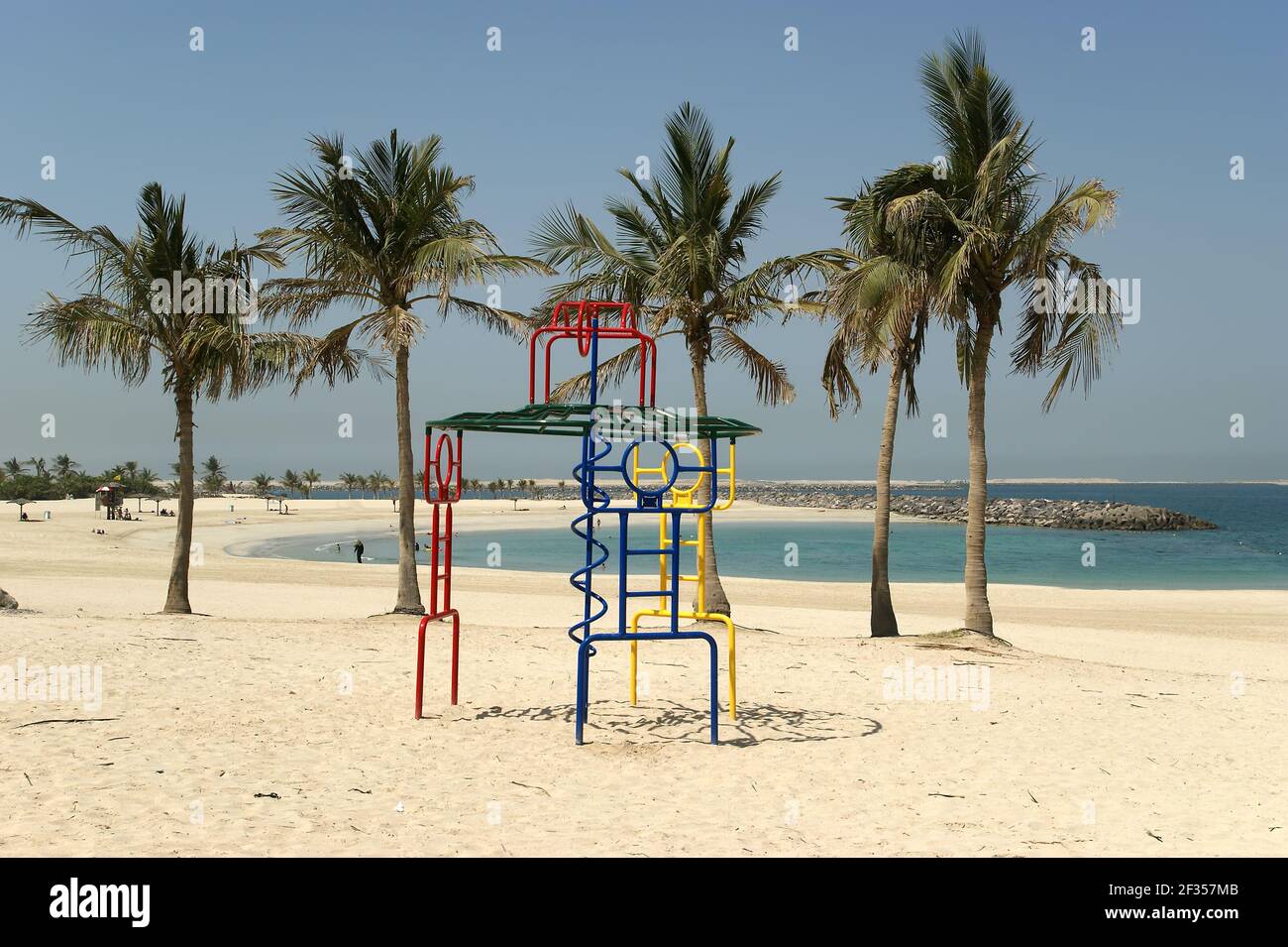 Mamzar beach park dubai uae immagini e fotografie stock ad alta ...