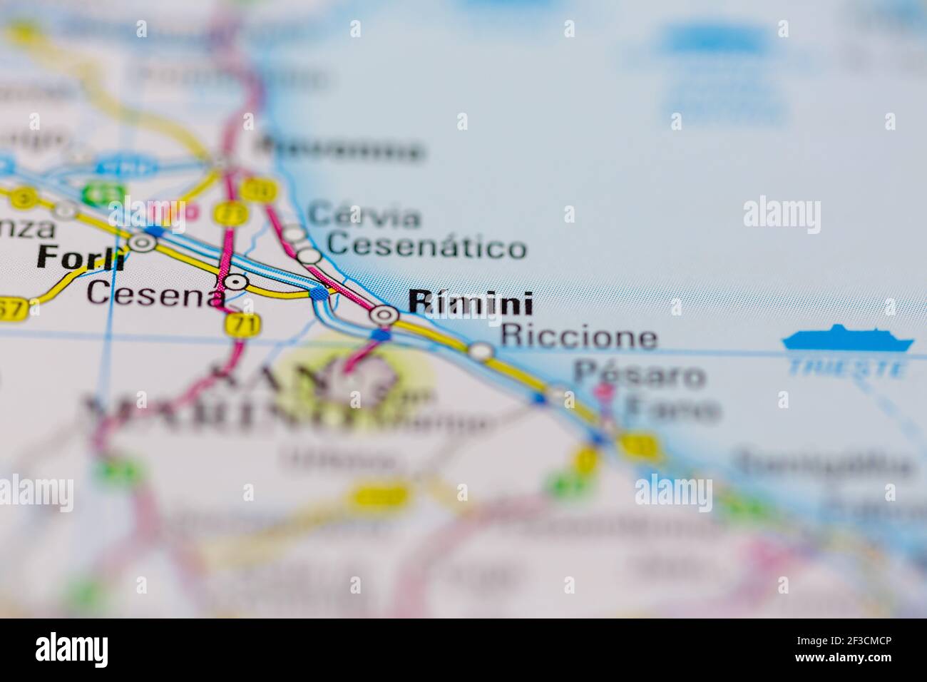 Mappa di rimini immagini e fotografie stock ad alta risoluzione - Alamy