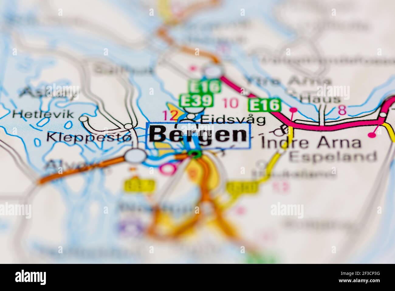 Bergen map immagini e fotografie stock ad alta risoluzione - Alamy