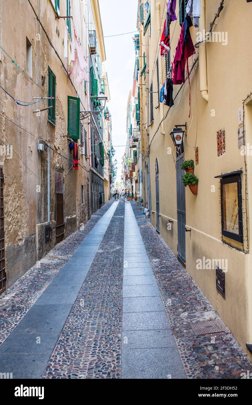 Old town alghero sardinia immagini e fotografie stock ad alta ...