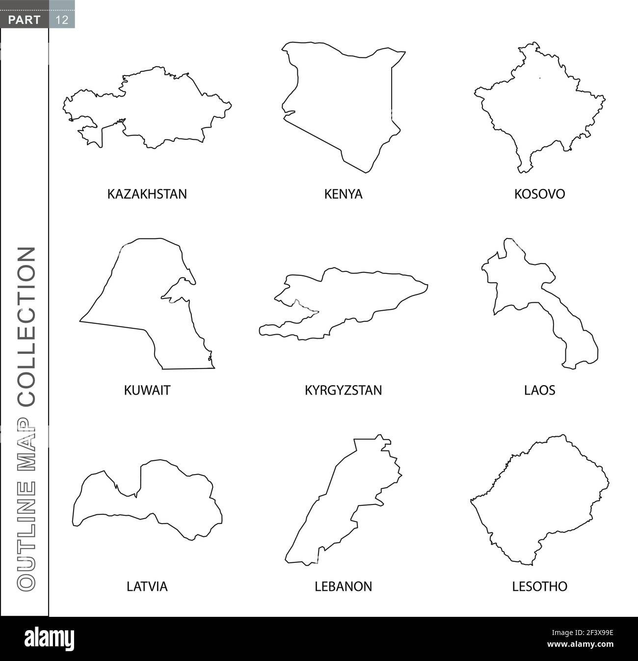 Mappa kosovo Immagini Vettoriali Stock - Pagina 2 - Alamy