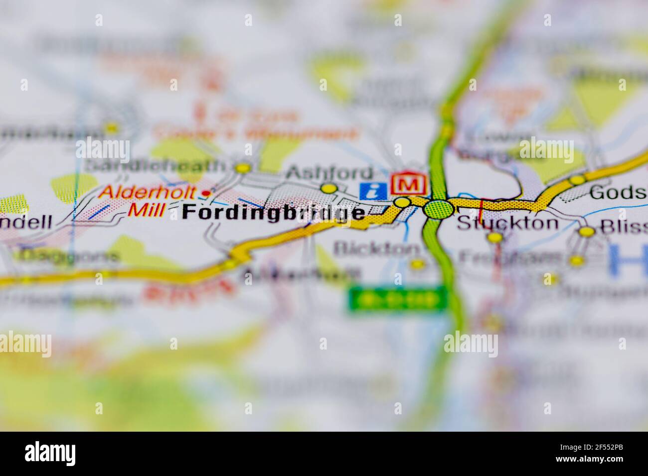 Mappa di fordingbridge immagini e fotografie stock ad alta risoluzione ...