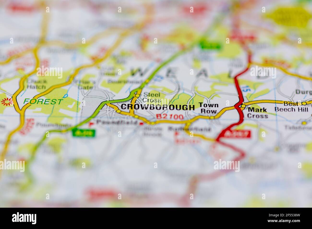 Mappa di crowborough immagini e fotografie stock ad alta risoluzione ...