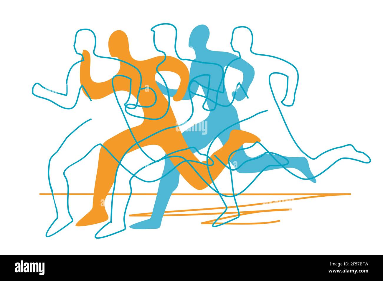 Persona stilizzata disegno Immagini Vettoriali Stock - Alamy