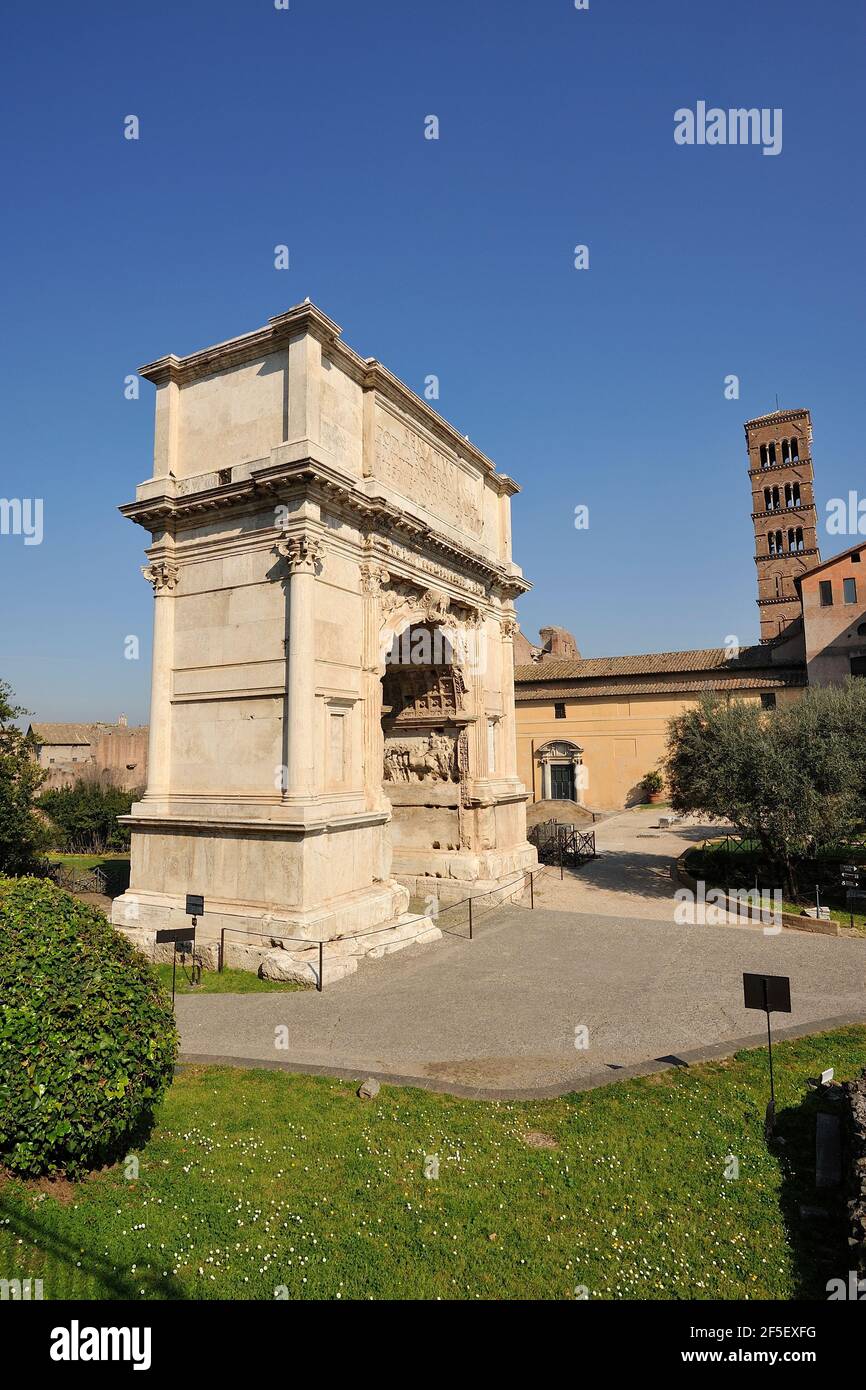 Arco di tito a roma immagini e fotografie stock ad alta risoluzione - Alamy