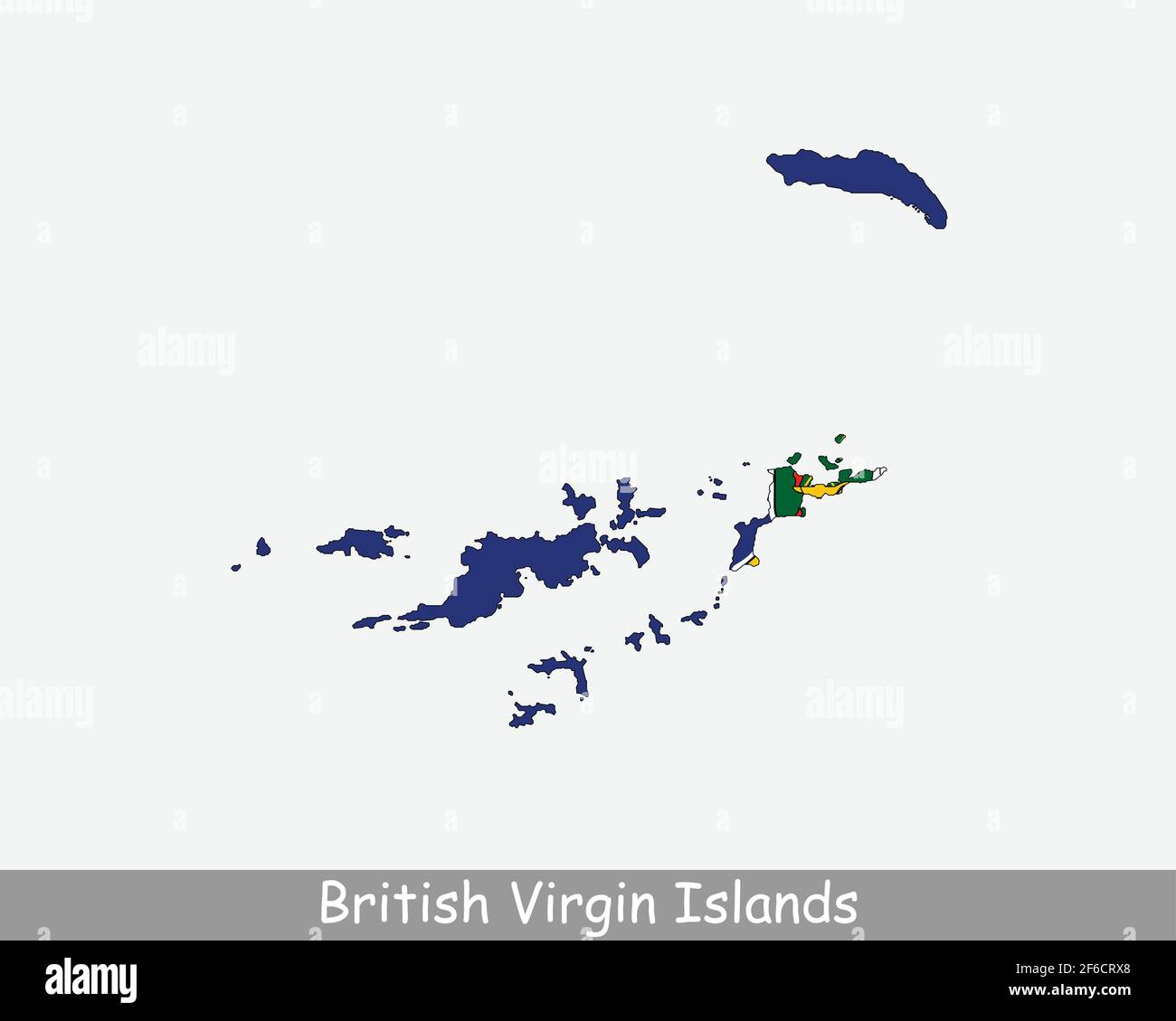 Bandiera delle isole vergini britanniche immagini e fotografie stock ad ...