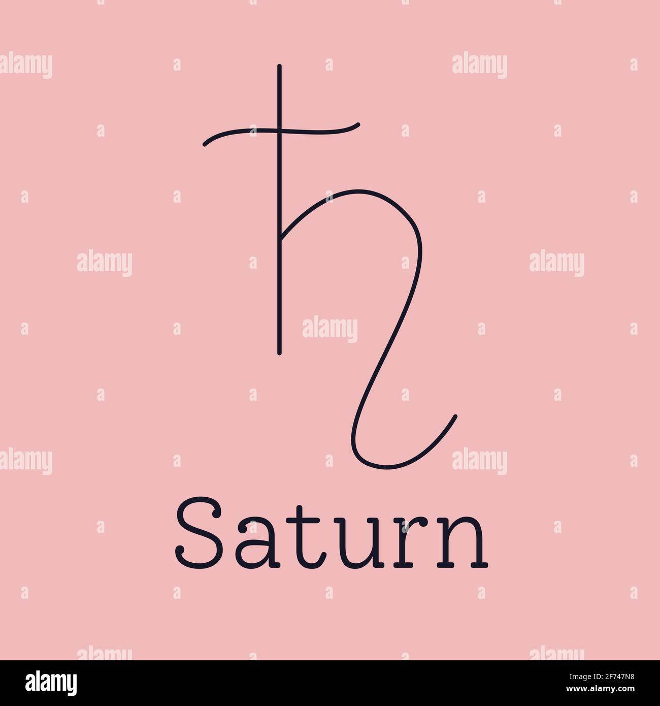 Simbolo del pianeta saturno Immagini Vettoriali Stock - Alamy