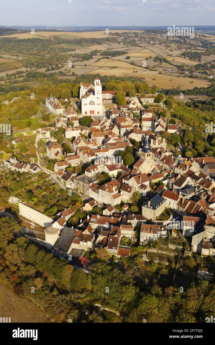 Francia, Yonne, Parco Naturale Regionale Morvan, Vezelay, etichettato ...