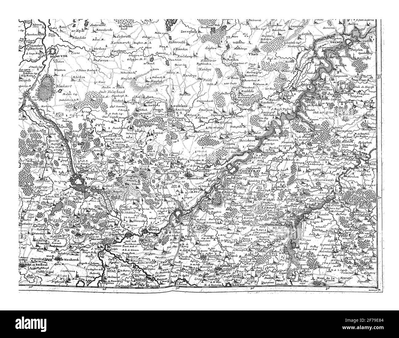West flanders map immagini e fotografie stock ad alta risoluzione - Alamy
