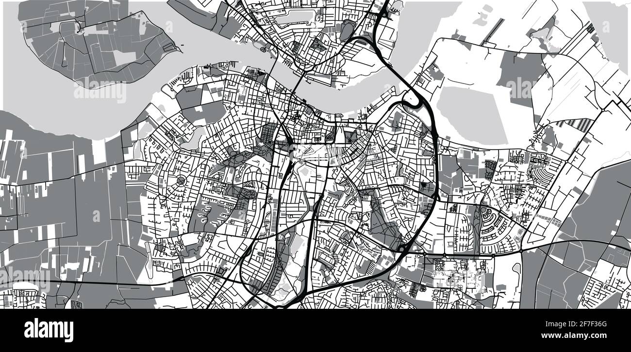 Mappa vettoriale di aalborg immagini e fotografie stock ad alta ...