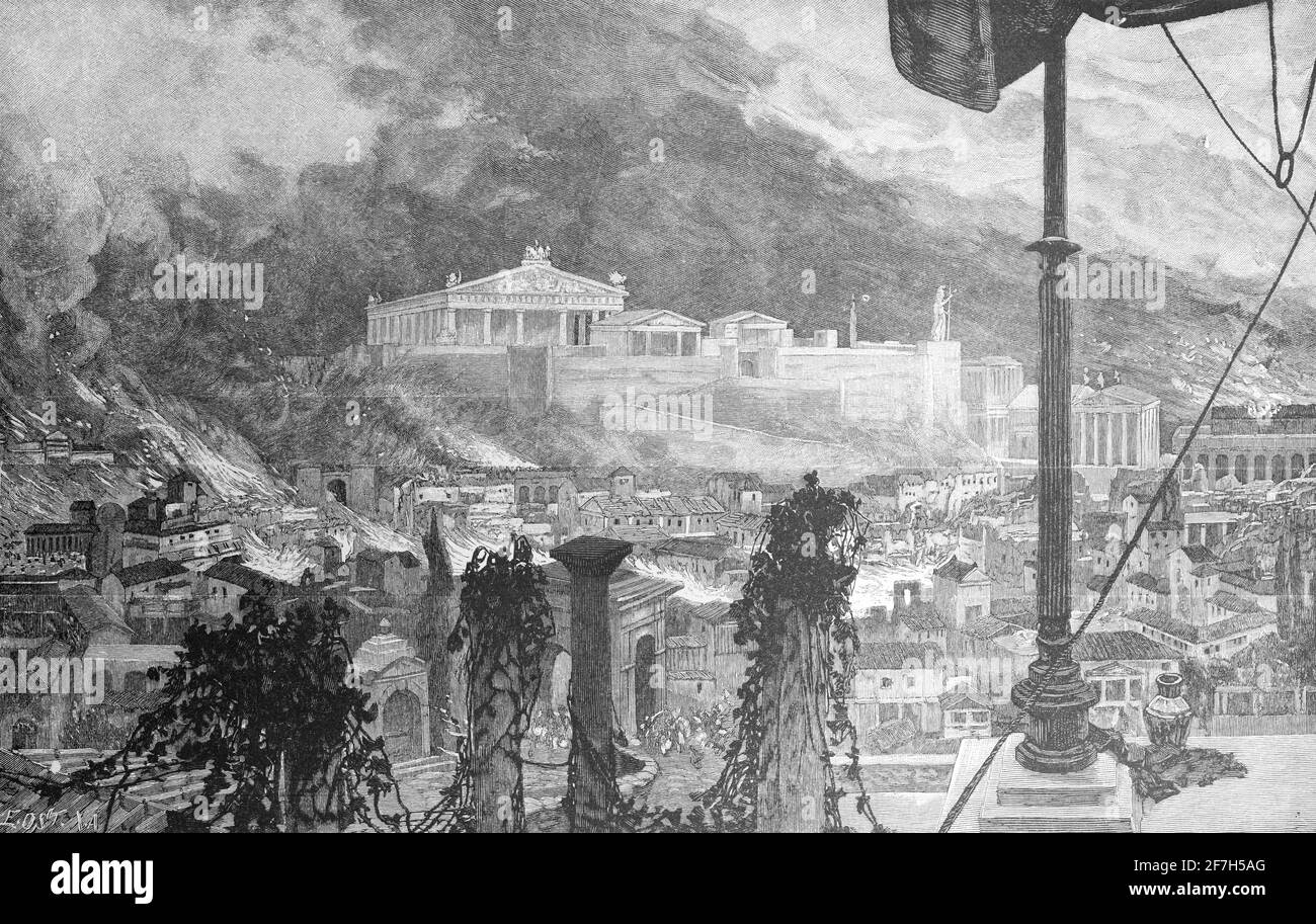 The great fire of rome immagini e fotografie stock ad alta risoluzione ...