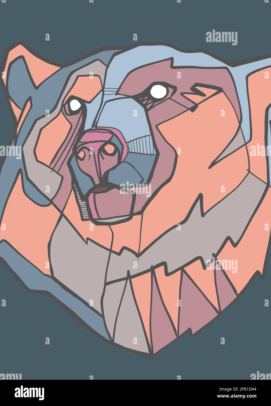 Disegno di un orso colorato immagini e fotografie stock ad alta ...