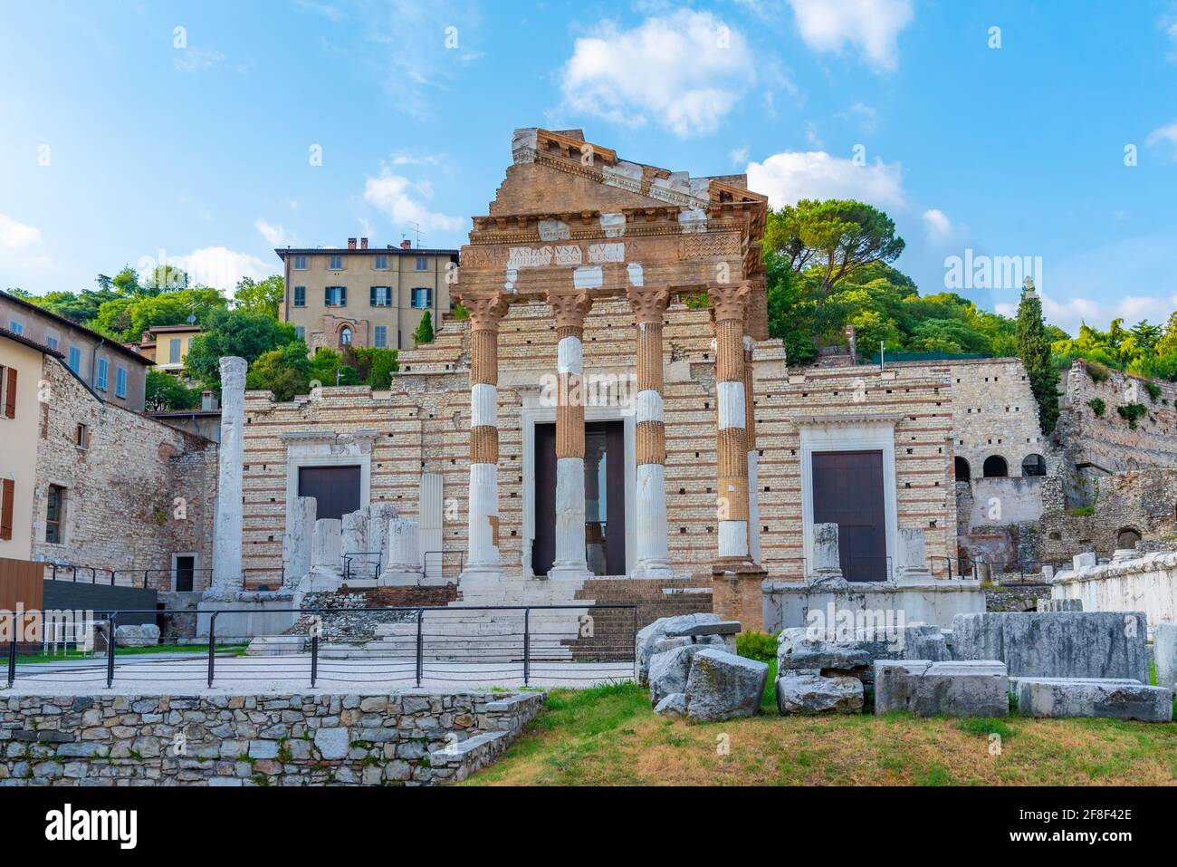 Tempio della triade capitolina a brescia immagini e fotografie stock ad ...