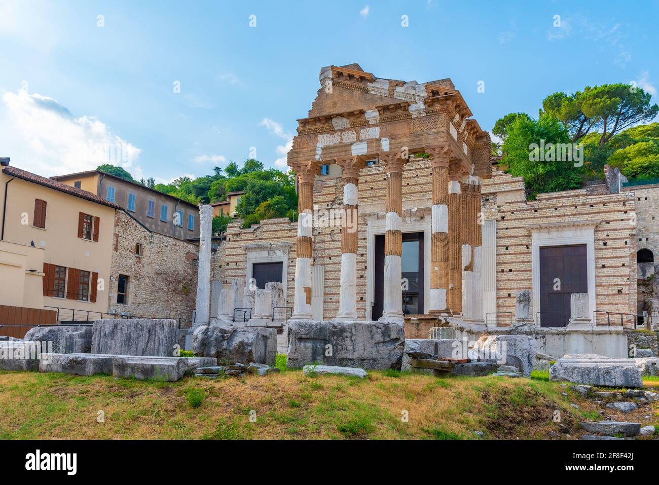 Tempio della triade capitolina a brescia immagini e fotografie stock ad ...