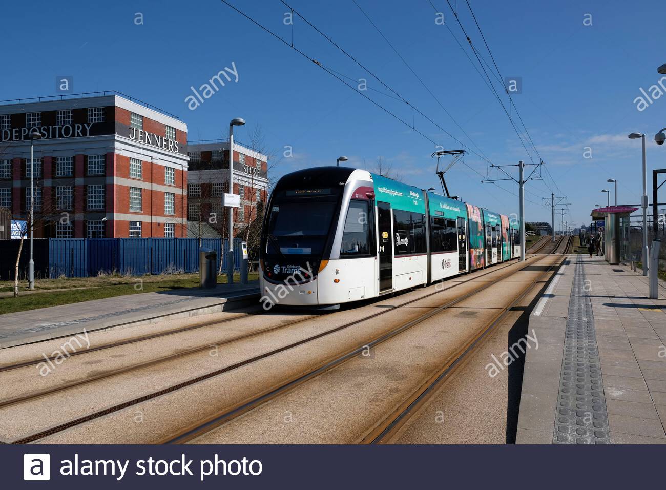 Edinburgh tram station immagini e fotografie stock ad alta risoluzione ...
