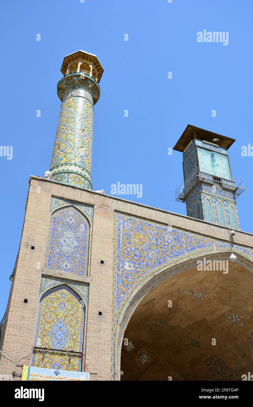 La moschea Shah (Moschea reale) nel centro di Teheran, costruita agli ...