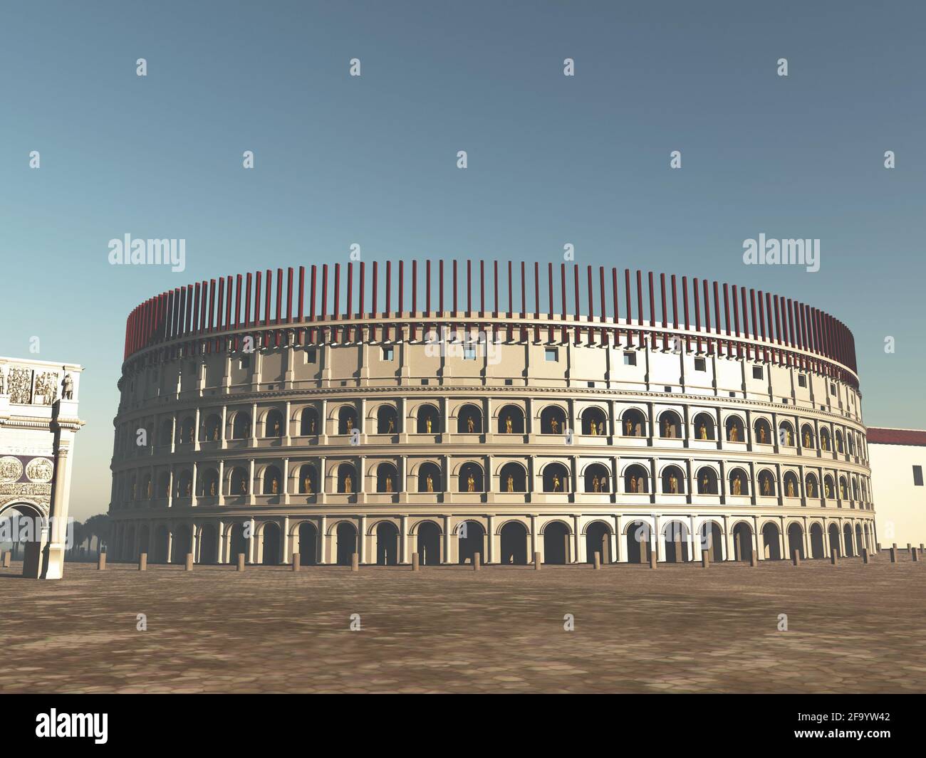 Ricostruzione colosseo immagini e fotografie stock ad alta risoluzione ...