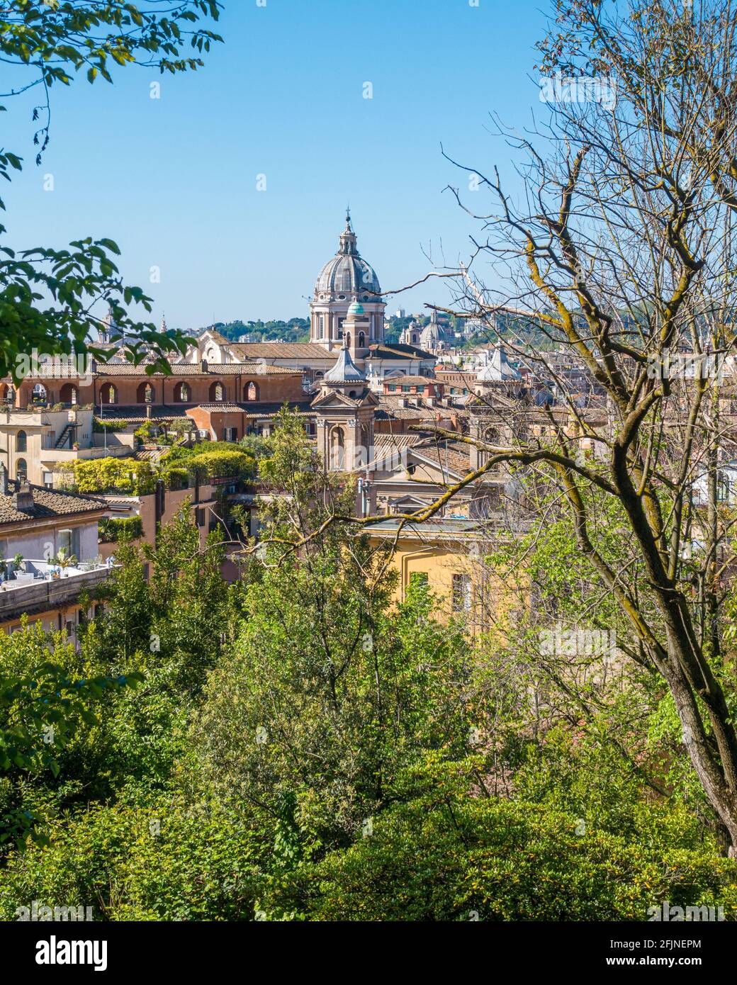 Roma dalla terrazza del pincio immagini e fotografie stock ad alta ...