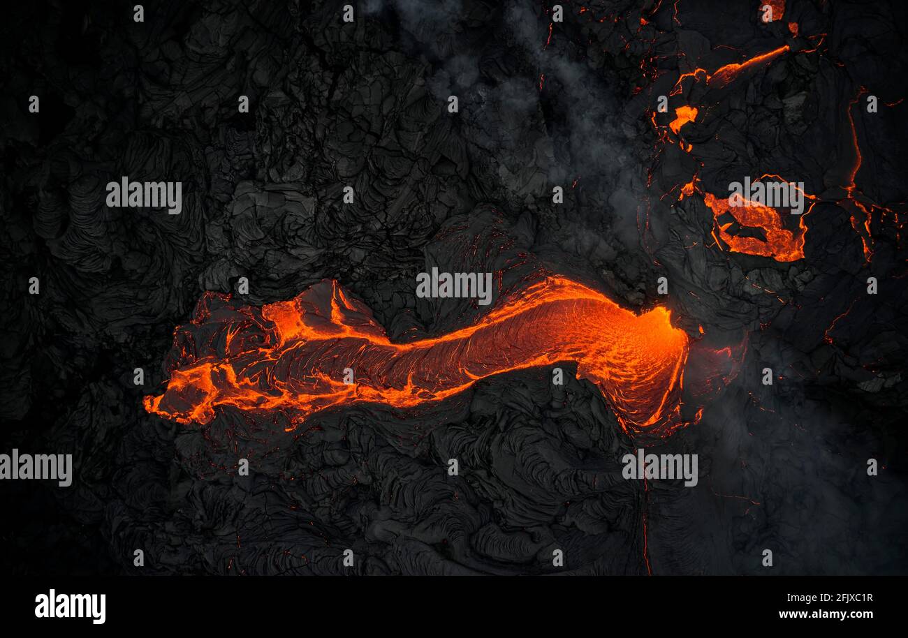 Roccia vulcanica roccia lavica vulcanica magma vulcanica eruzione ...