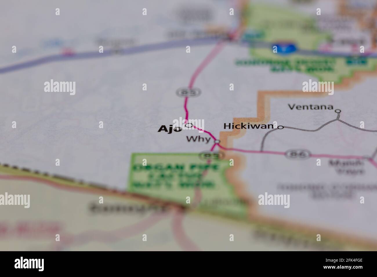 Ajo map immagini e fotografie stock ad alta risoluzione - Alamy