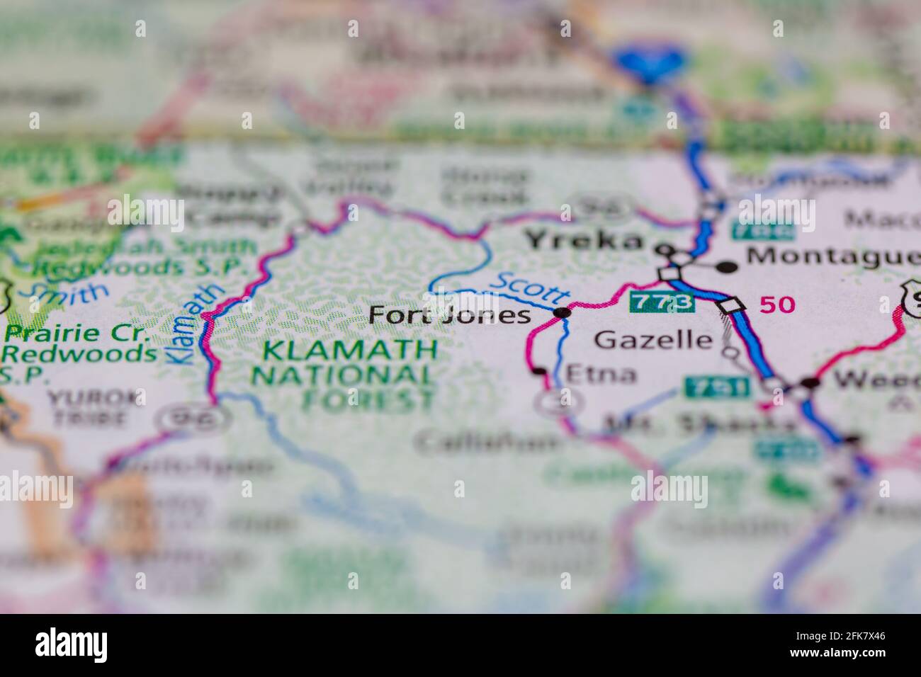 Mappa di fort jones immagini e fotografie stock ad alta risoluzione - Alamy