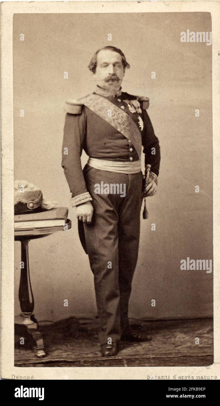 Carlo-Luigi-Napoleone Bonaparte (Napoleone III) (1808-1873). Presidente ...