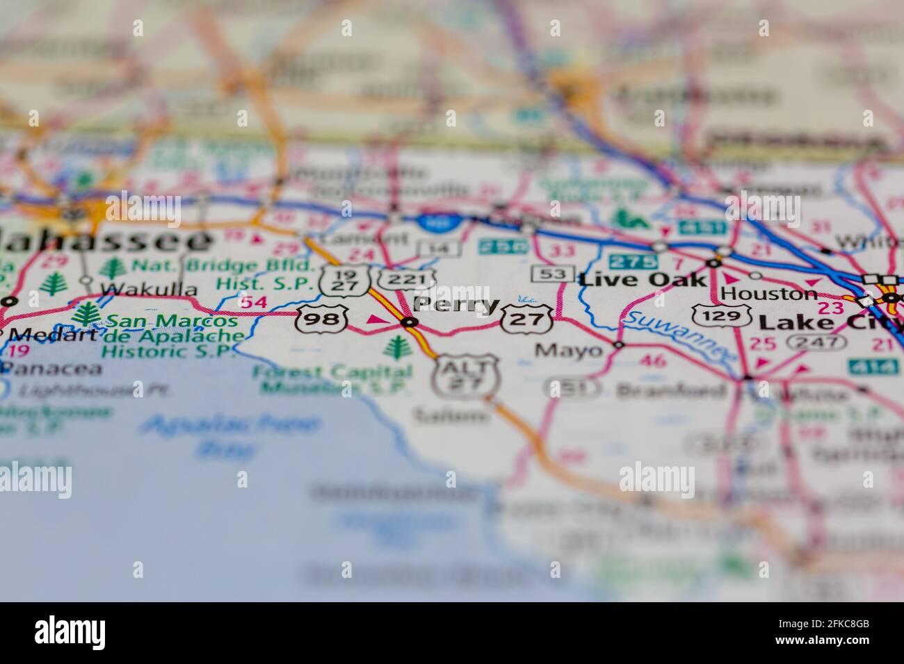 Perry su una mappa immagini e fotografie stock ad alta risoluzione - Alamy