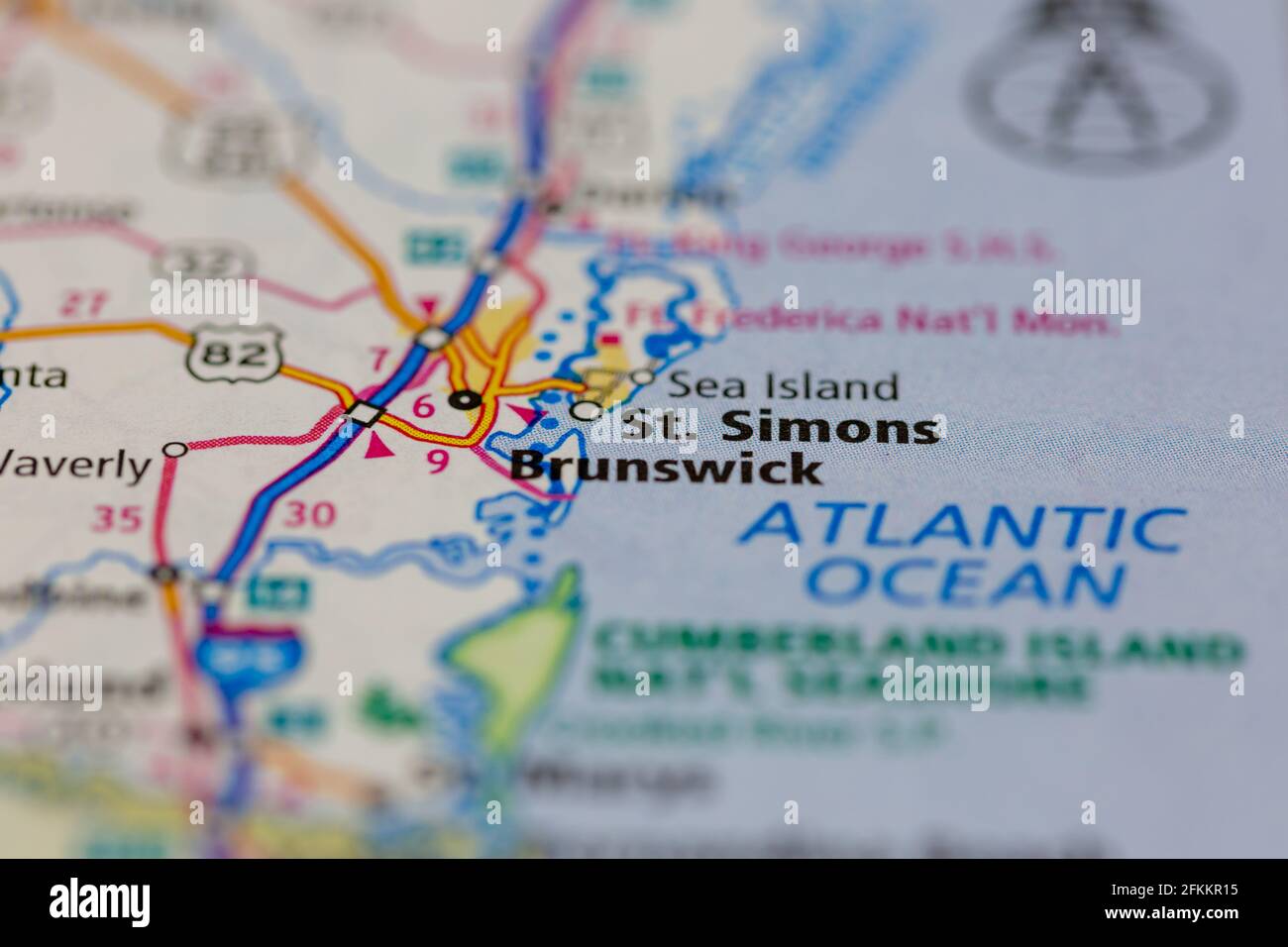 Mappa di st simons immagini e fotografie stock ad alta risoluzione - Alamy