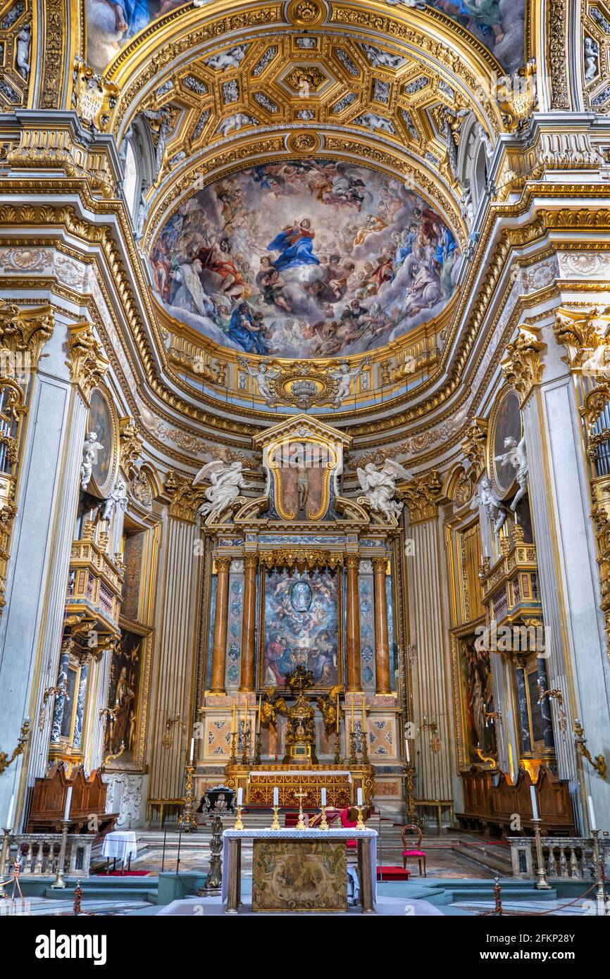 El interior barroco de santa maria en la iglesia de vallicella immagini ...