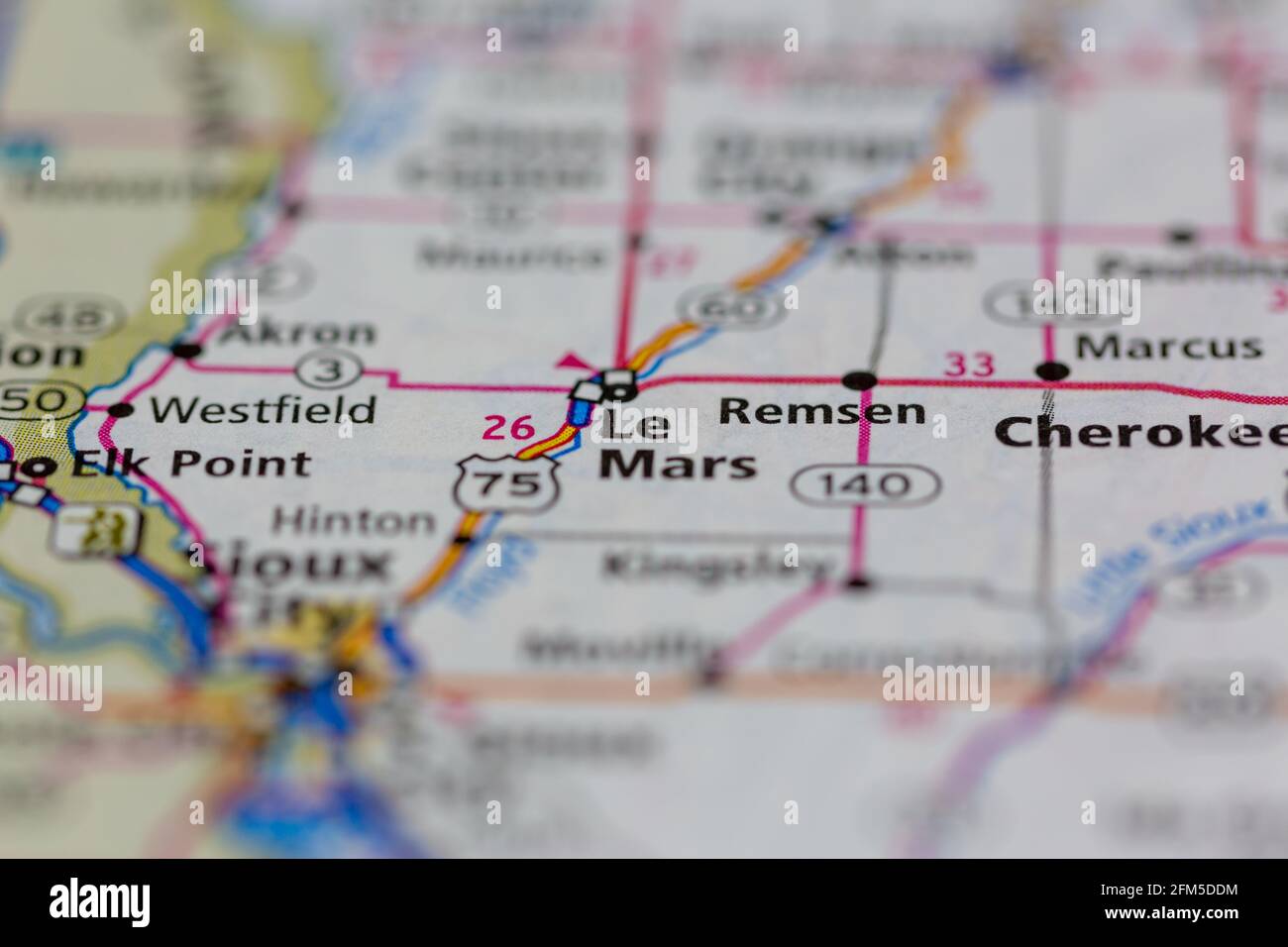 Le mars iowa map immagini e fotografie stock ad alta risoluzione - Alamy