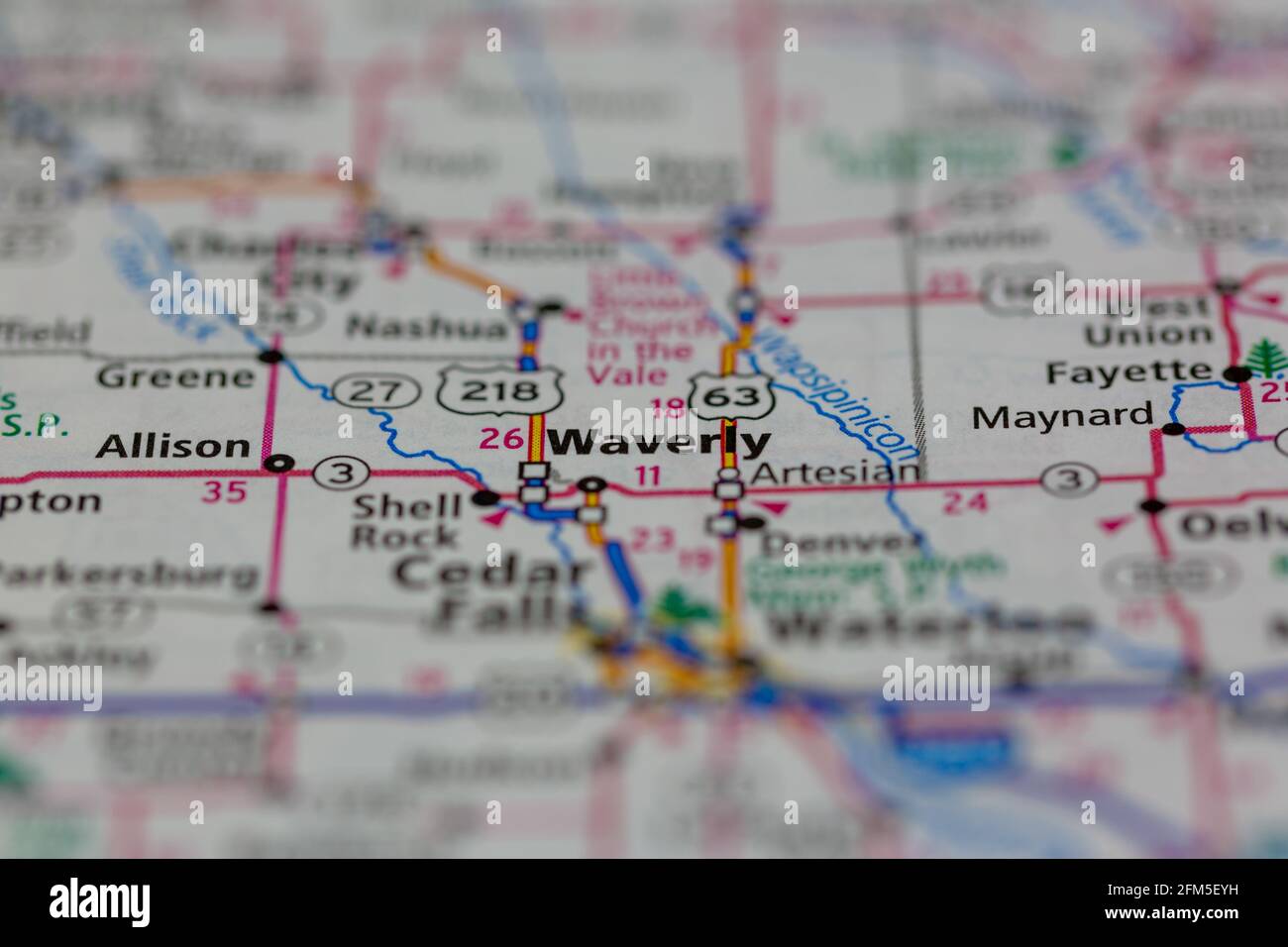 Waverly iowa mappa immagini e fotografie stock ad alta risoluzione - Alamy