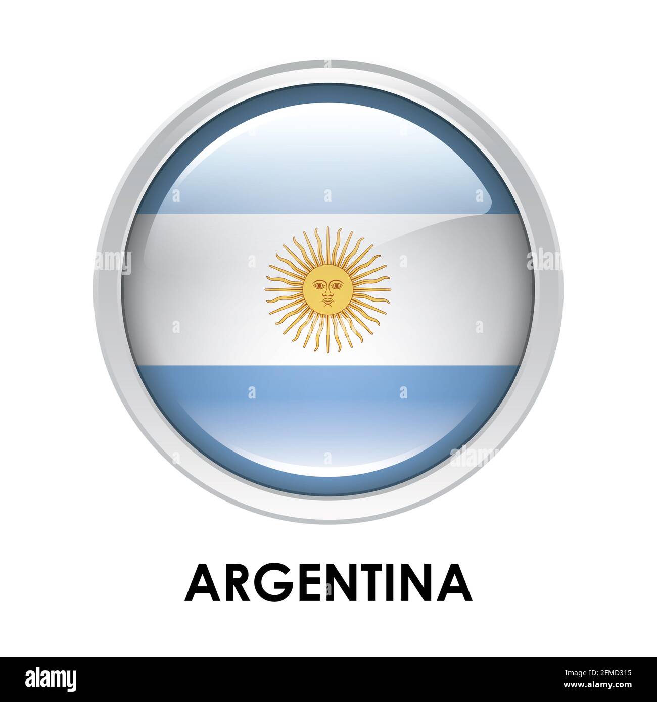 Bandera argentina ilustracion vectorial immagini e fotografie stock ad ...