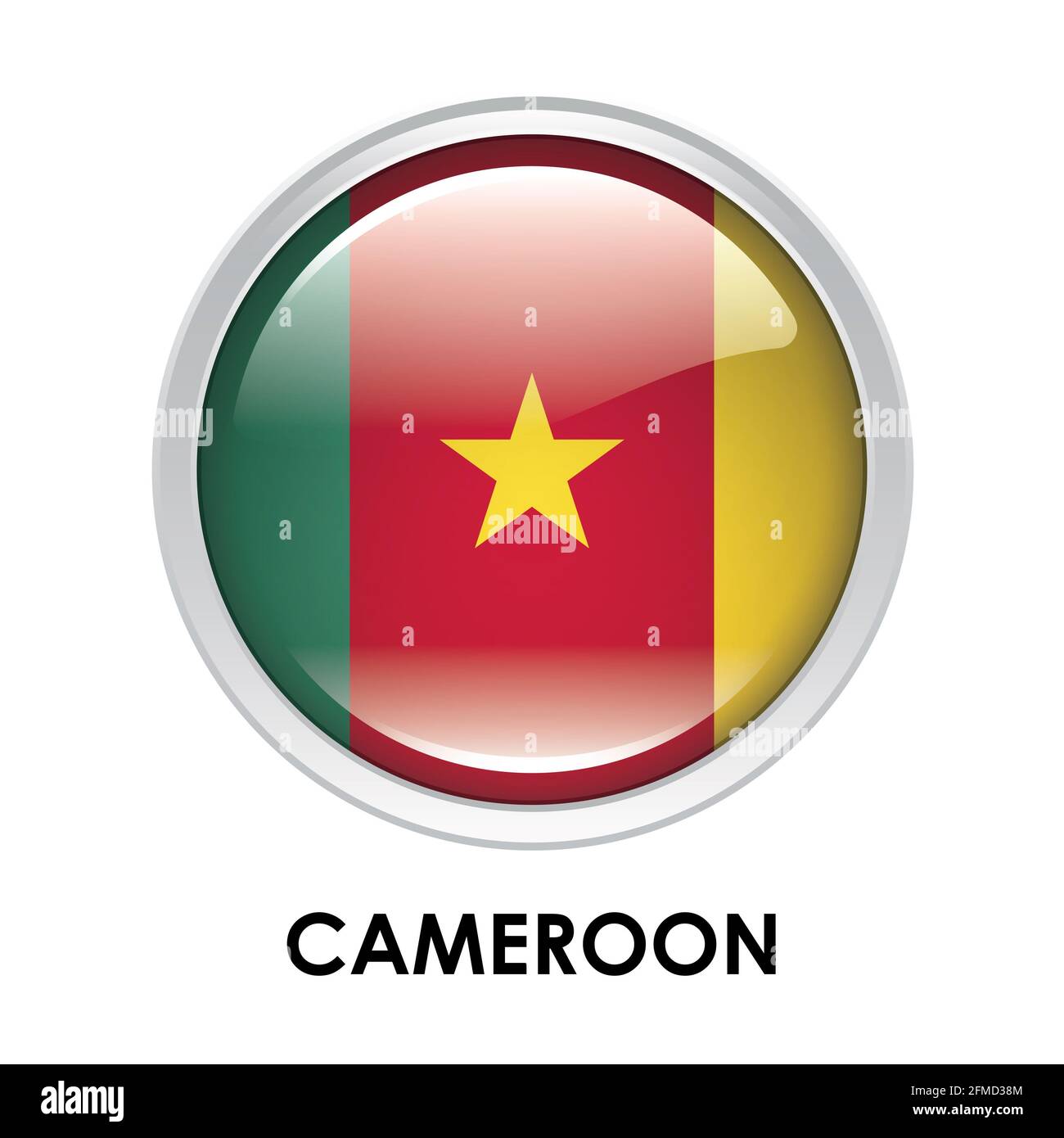 Cameroon map vector immagini e fotografie stock ad alta risoluzione - Alamy