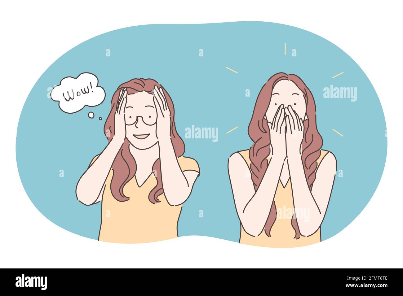 Stupore bocca aperta Immagini senza sfondo e Foto Stock ritagliate - Alamy