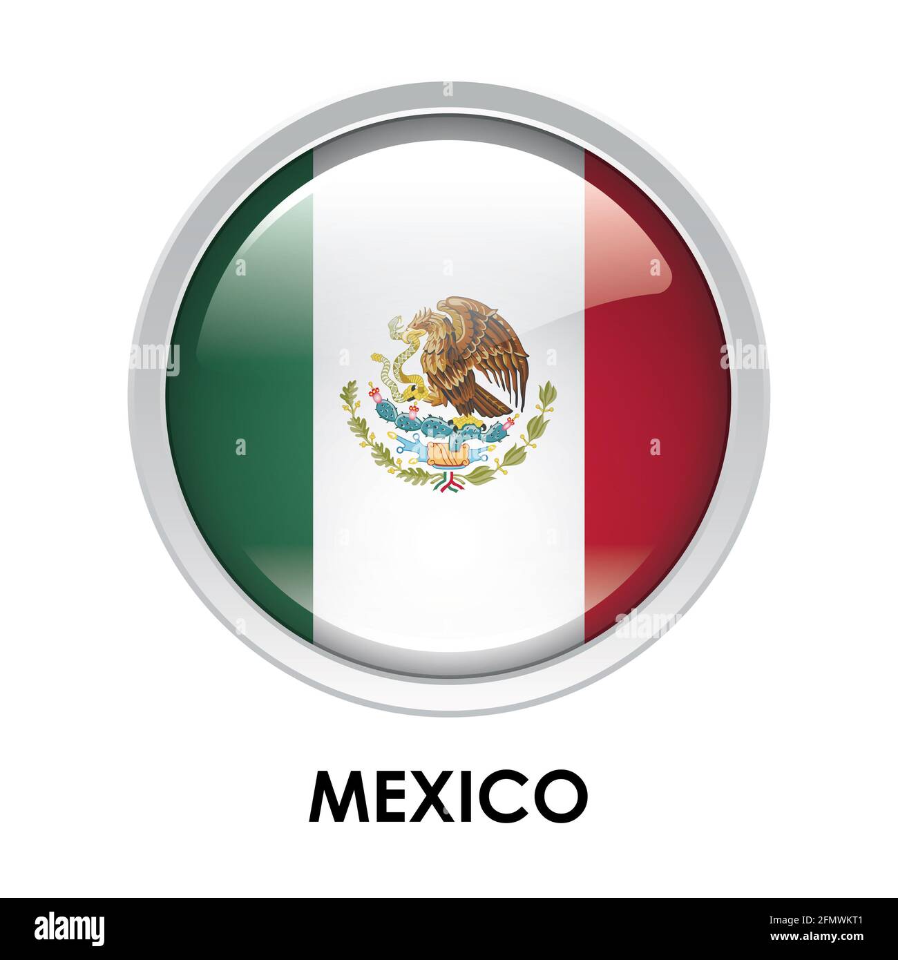 3d map illustration mexico flag immagini e fotografie stock ad alta ...