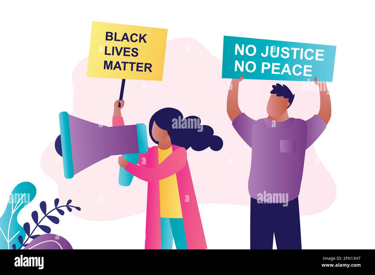 Slogan delle persone Immagini Vettoriali Stock - Alamy