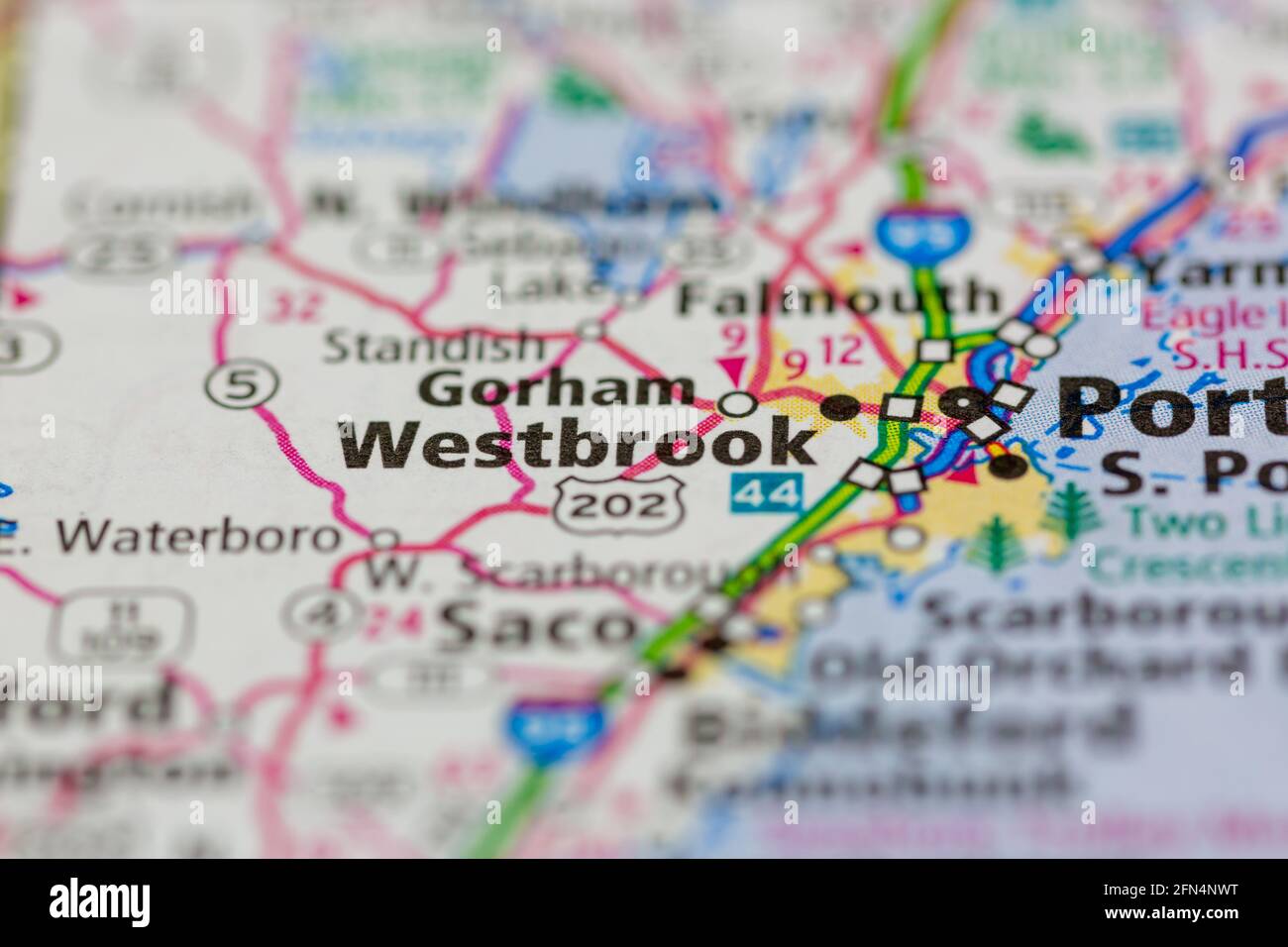 Mappa di westbrook immagini e fotografie stock ad alta risoluzione - Alamy