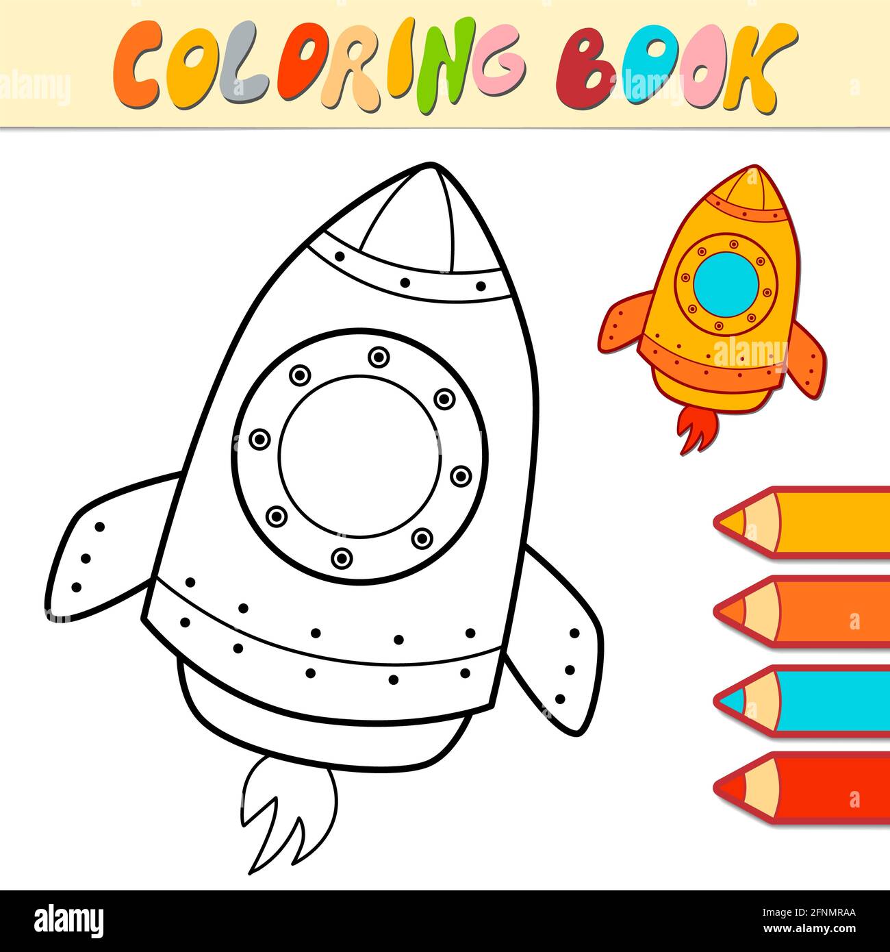 Disegni Da Colorare Razzo Nasa Libro Da Colorare Per Bambini Spazio