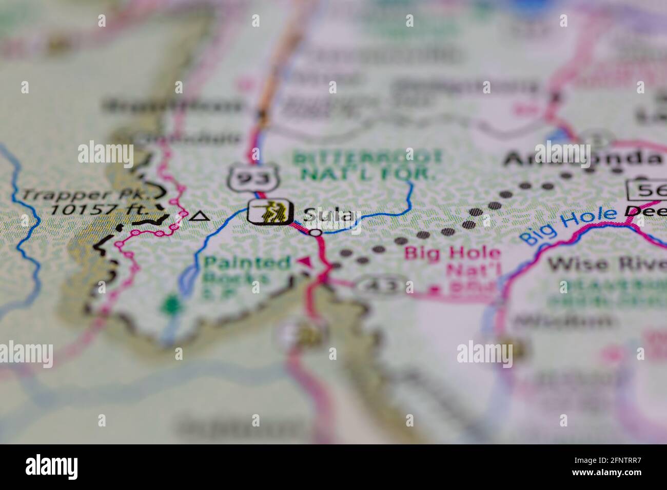 Mappa di sula montana immagini e fotografie stock ad alta risoluzione ...