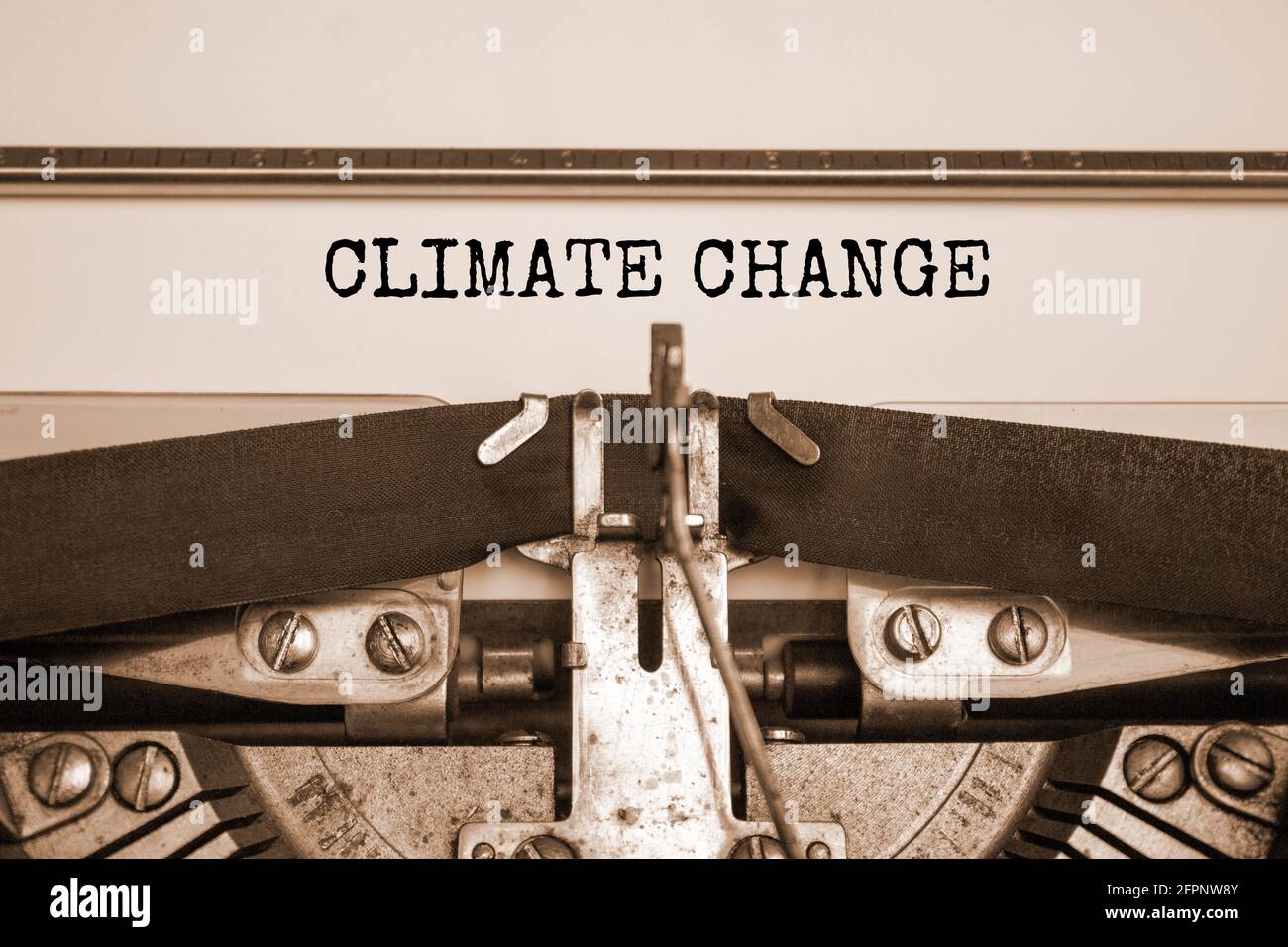 Simbolo del cambiamento climatico. Le parole 'cambiamento climatico ...