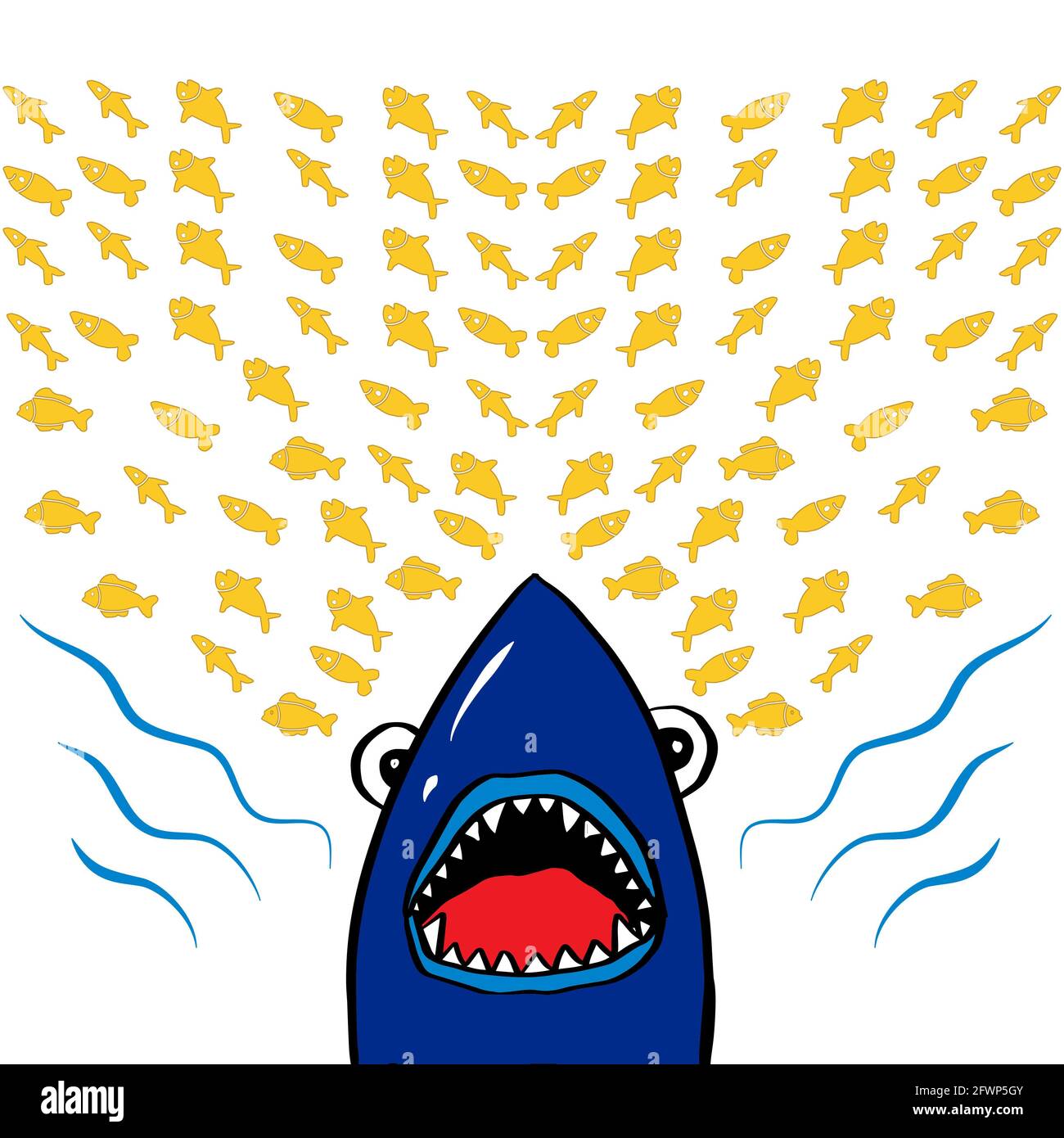 Baby shark cartoon immagini e fotografie stock ad alta risoluzione - Alamy