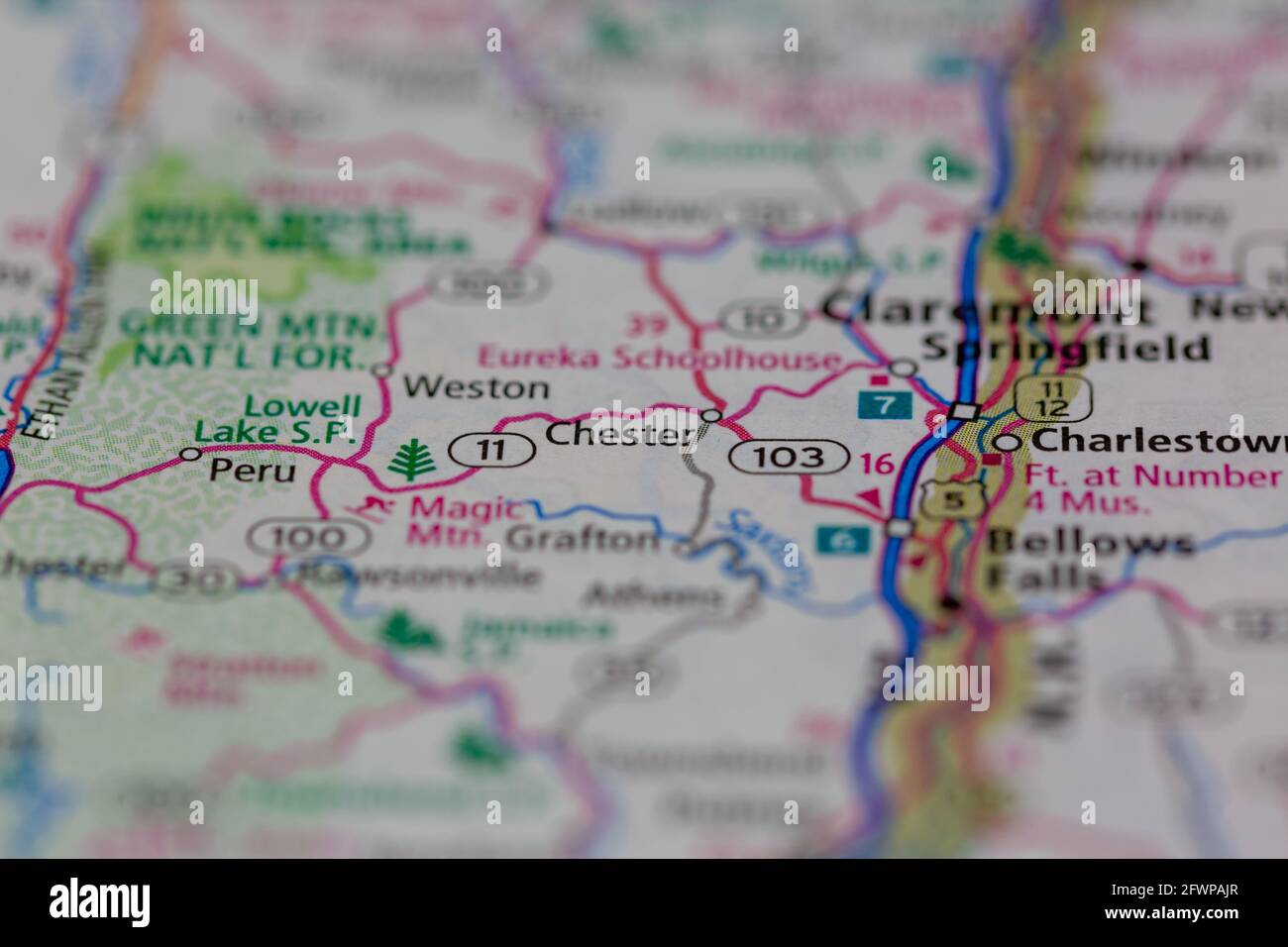 Mappa di chester, new hampshire immagini e fotografie stock ad alta ...